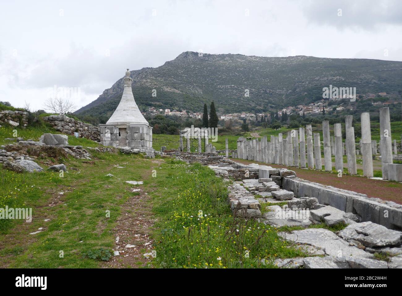 Messene Archaeological Site Stock Photo - Alamy