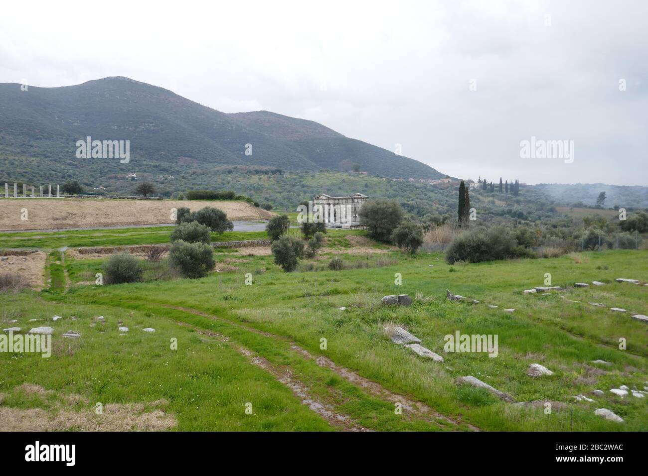 Messene Archaeological Site Stock Photo - Alamy