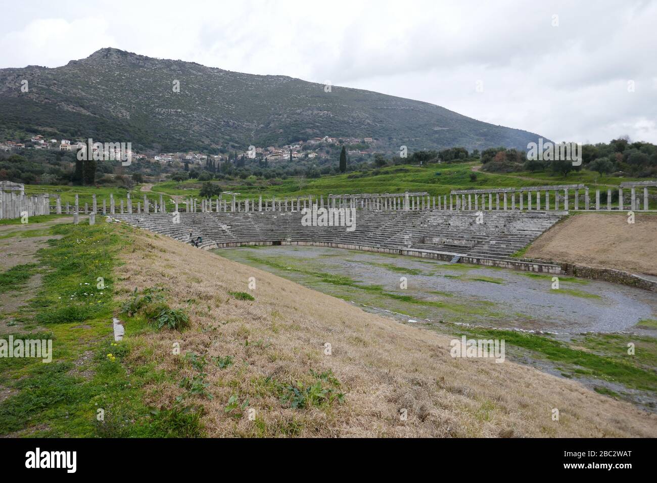 Messene Archaeological Site Stock Photo - Alamy