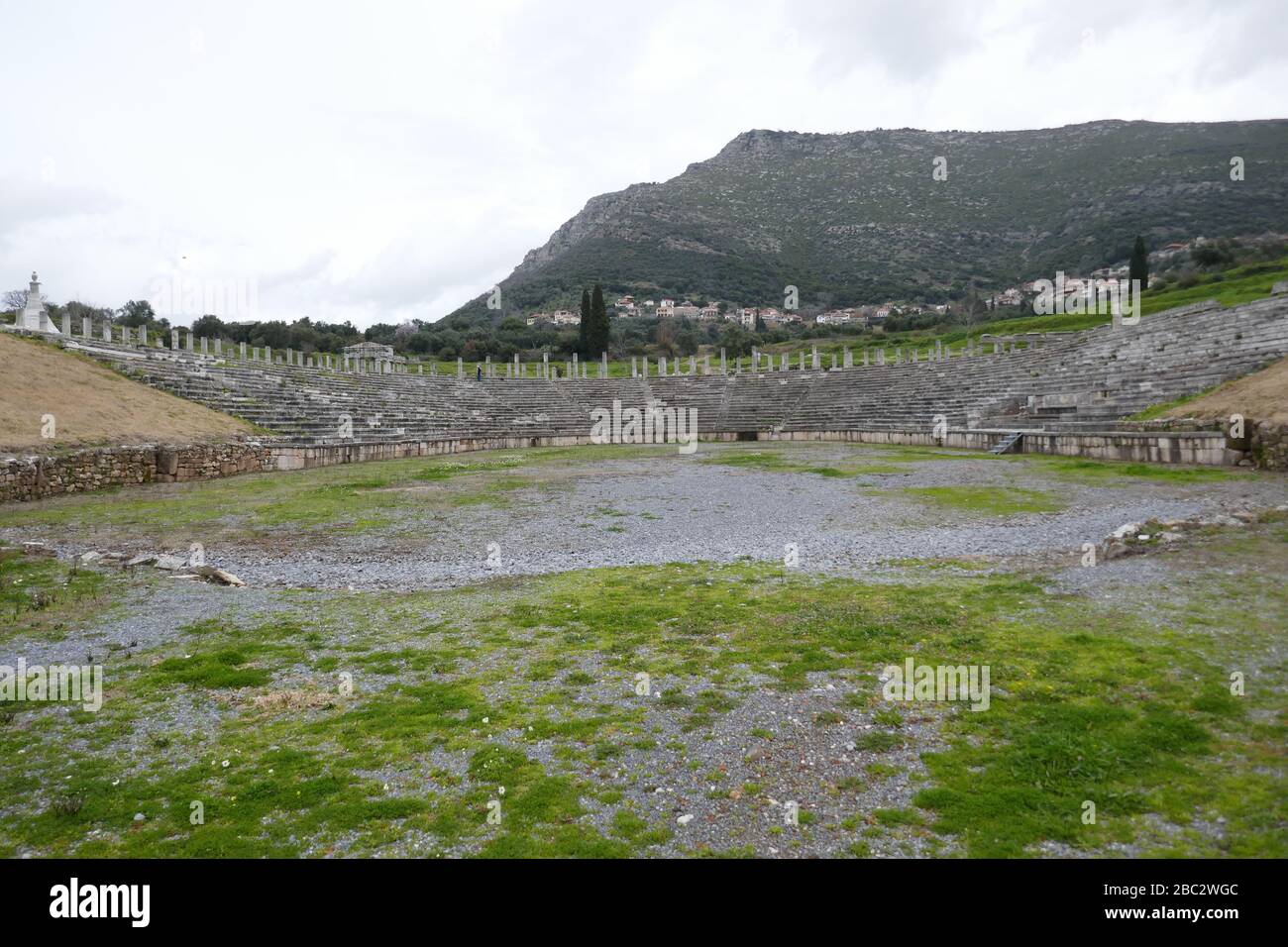 Messene Archaeological Site Stock Photo - Alamy