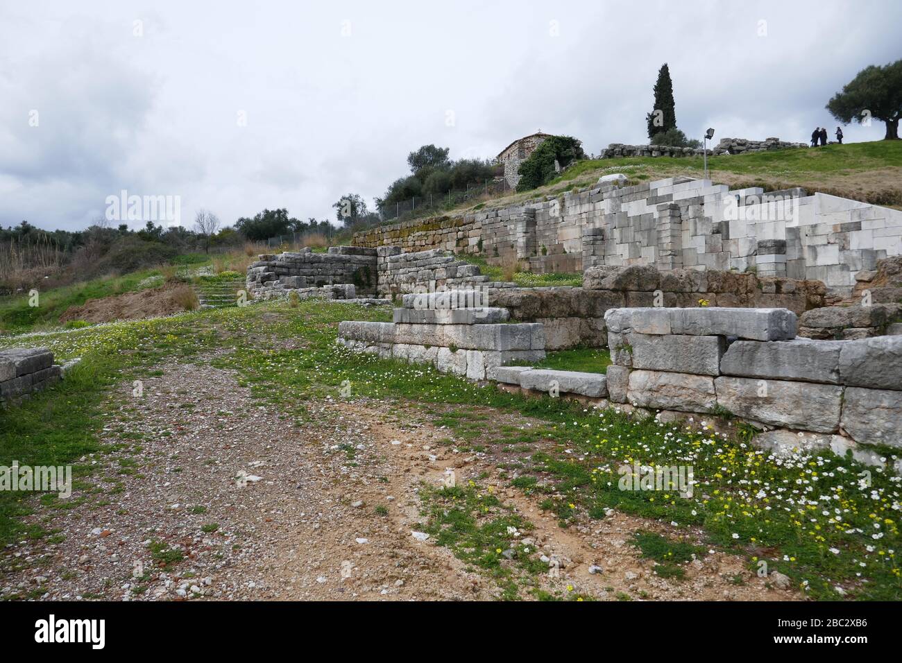 Messene Archaeological Site Stock Photo - Alamy