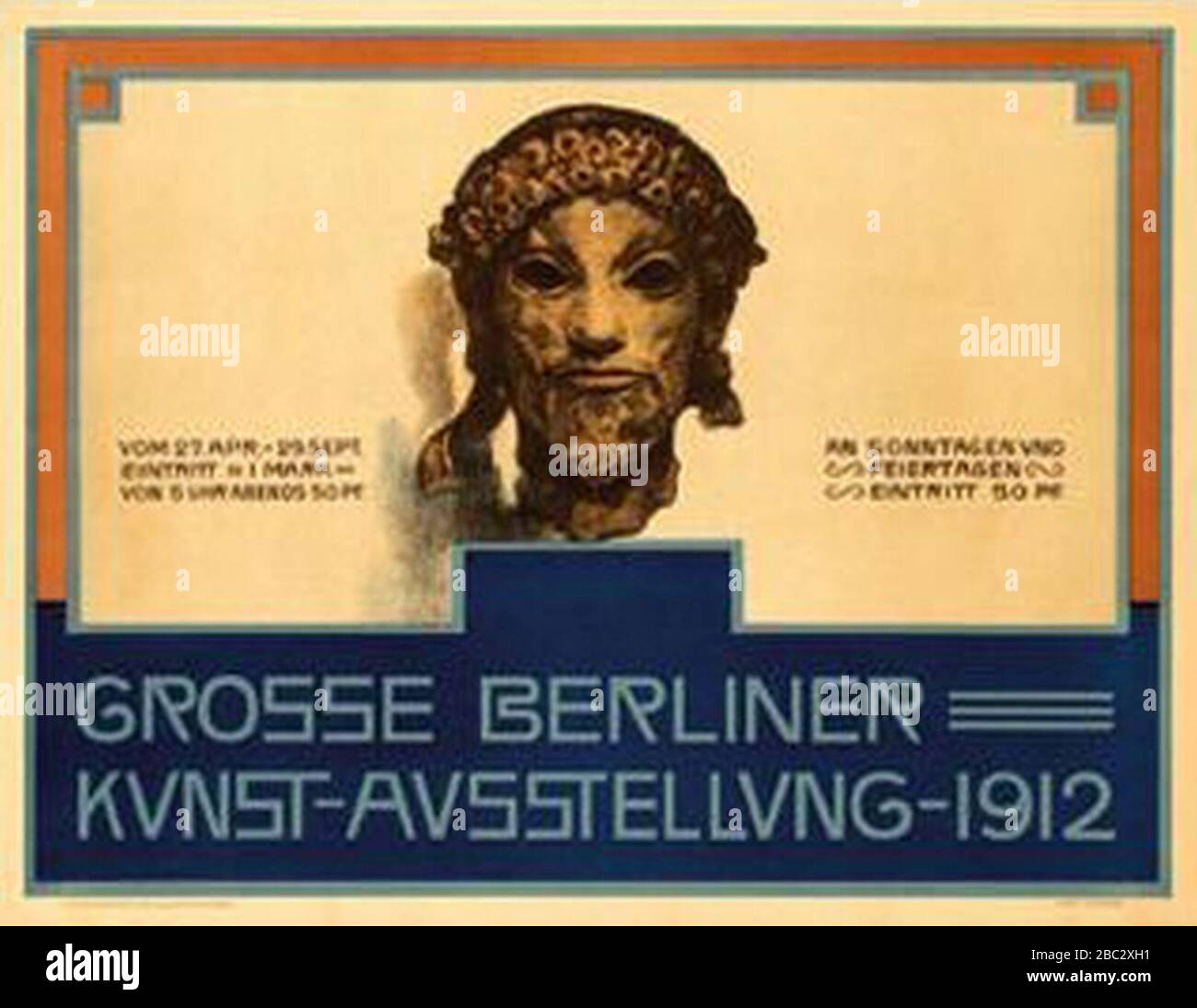 Grosse Berliner Kunstausstellung 1912 von Hans Looschen Stock Photo - Alamy