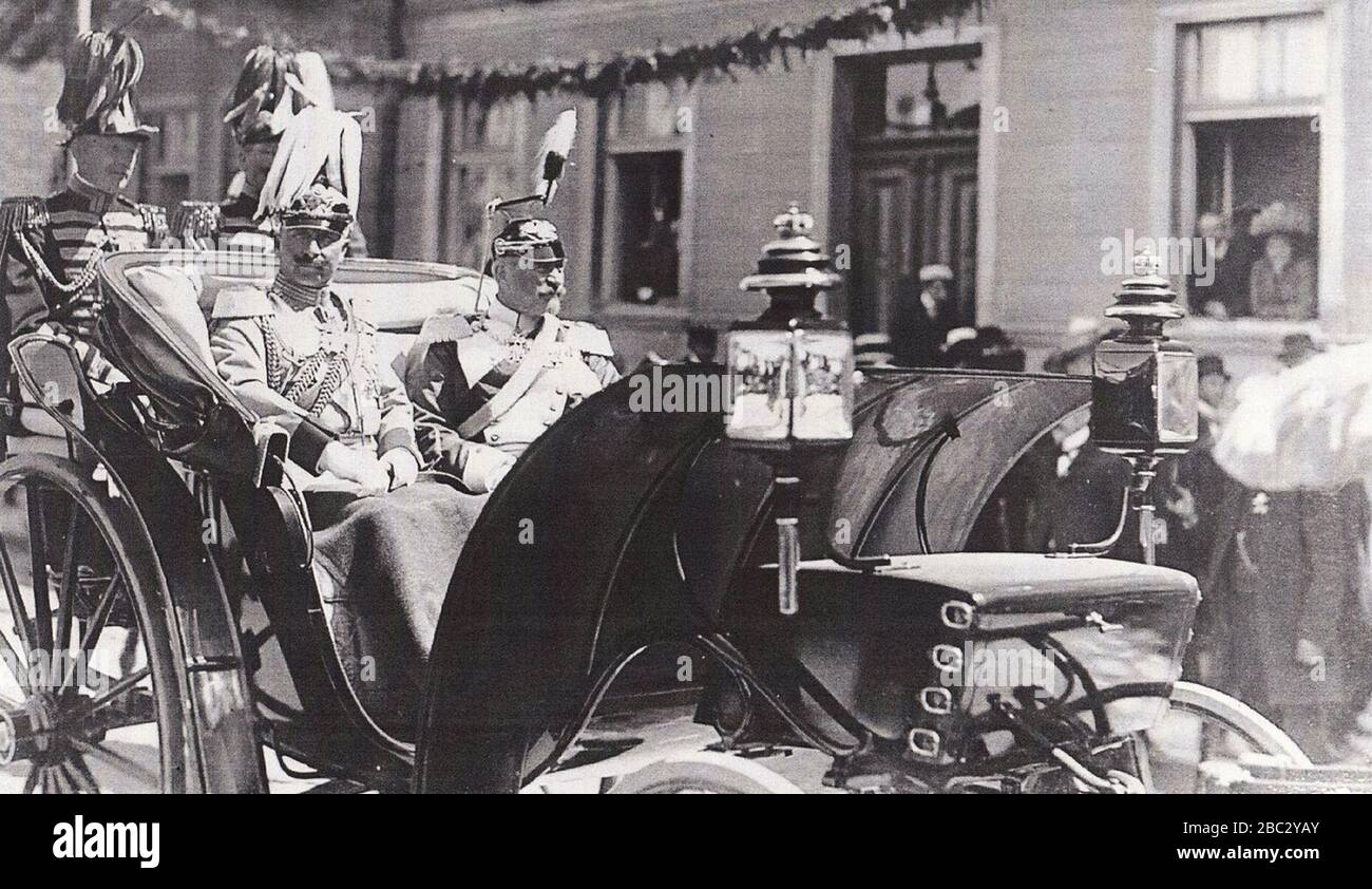 Großherzog Adolf Friedrich V von Mecklenburg-Strelitz und Kaiser ...