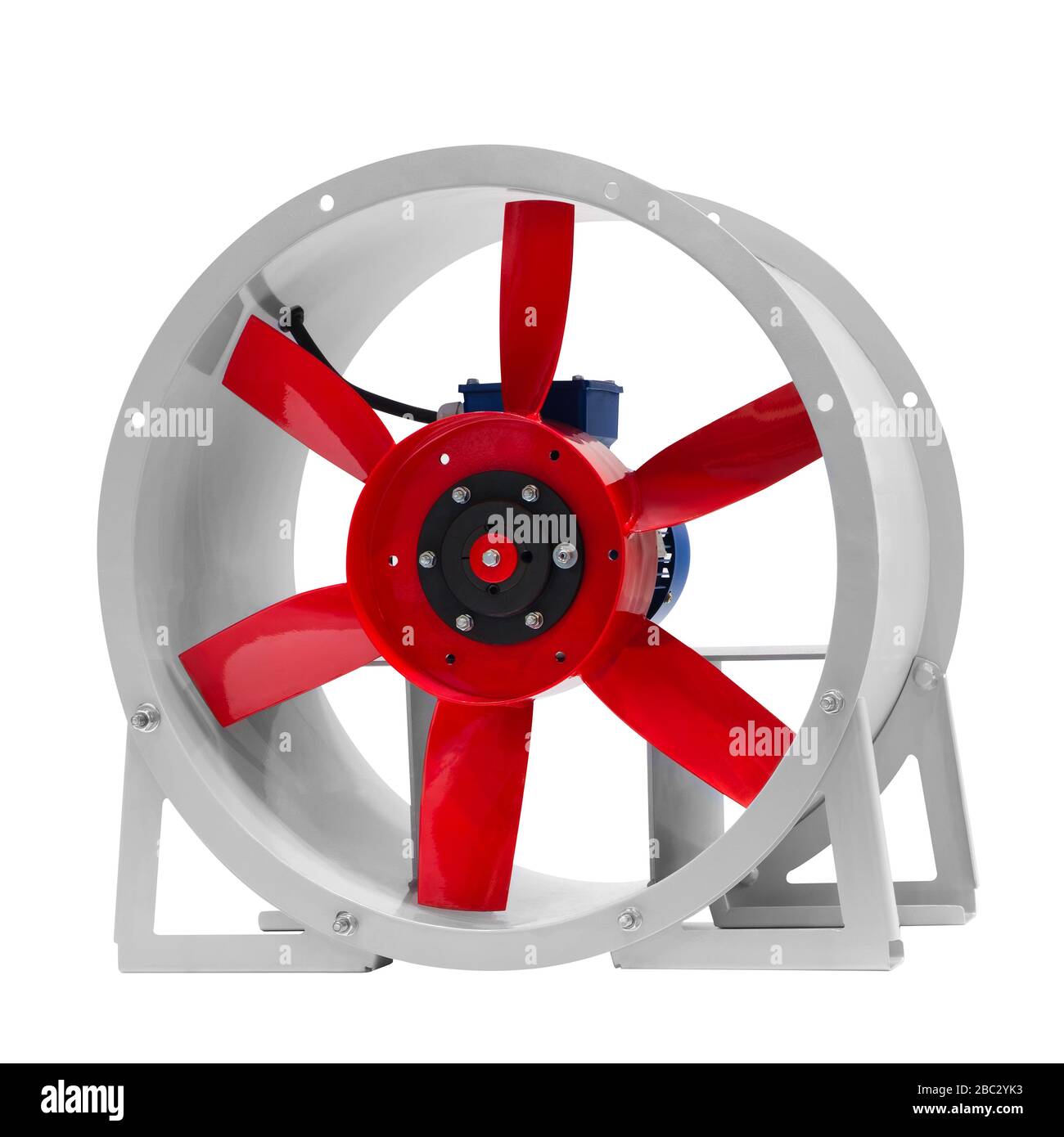 air turbine fan for ventilation and air conditioning isolated on white ...