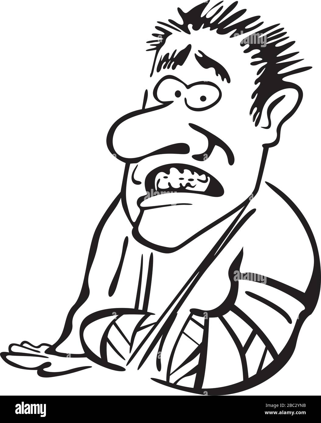 A broken arm Cut Out Stock Images & Pictures - Alamy