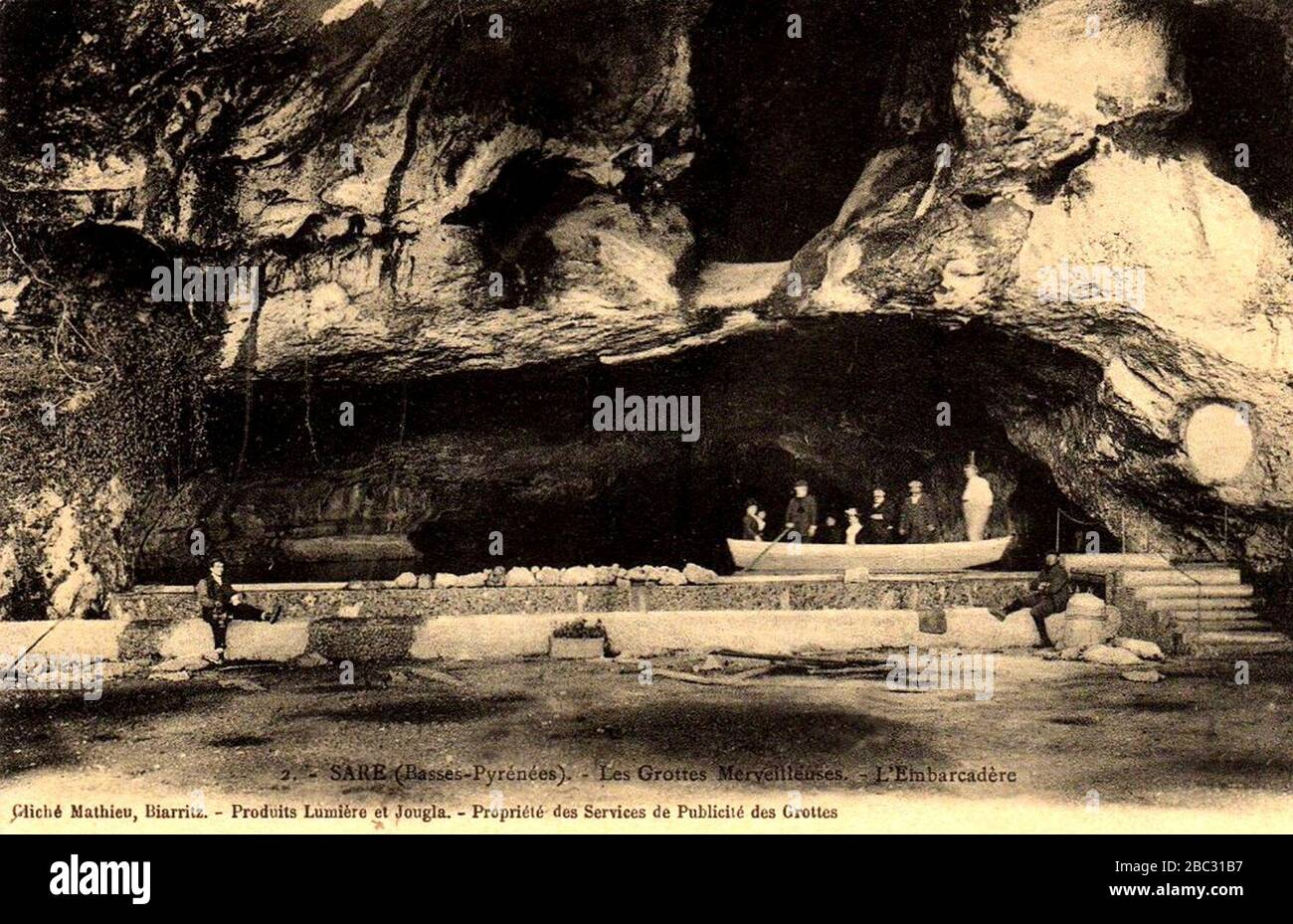 Grottes de Sare Embarcadère Stock Photo - Alamy