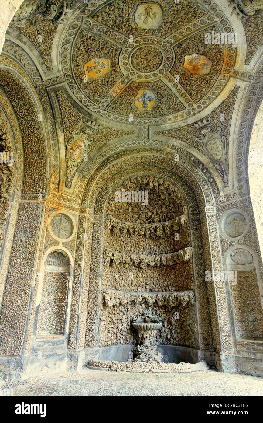 Grotto - Villa Farnese - Caprarola, Italy Stock Photo - Alamy
