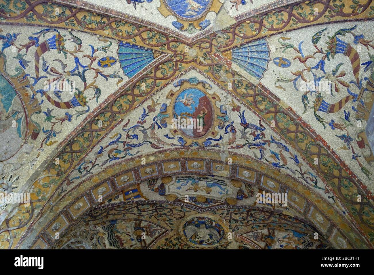 Grotto vault - Villa d'Este - Tivoli, Italy Stock Photo - Alamy