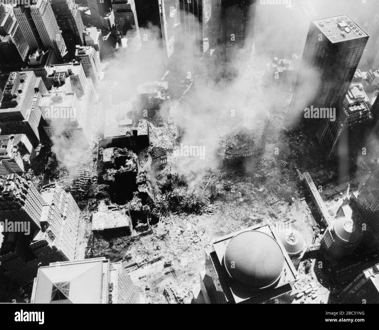 Ground zero - 9-17-01 Stock Photo - Alamy