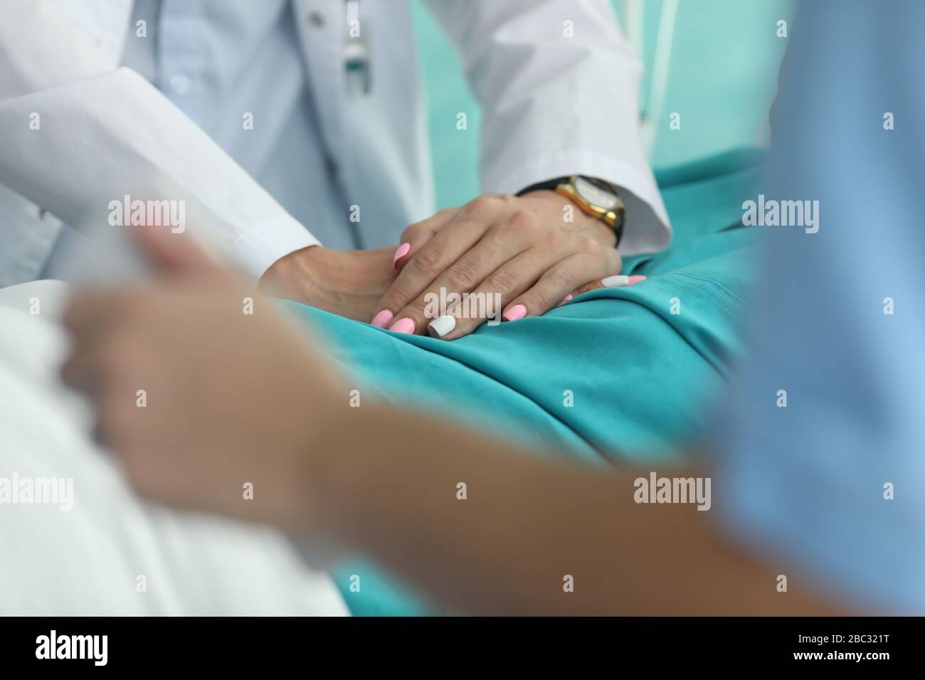 Doctor hands rehabilitation procedures for patient Stock Photo - Alamy