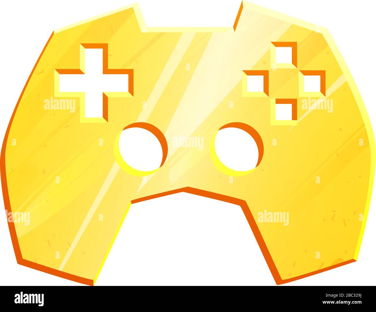 Gold gamepad icon. Leisure and entertainment logo. Video game ... Gold gamepad icon. Leisure and entertainment logo. Video game ...