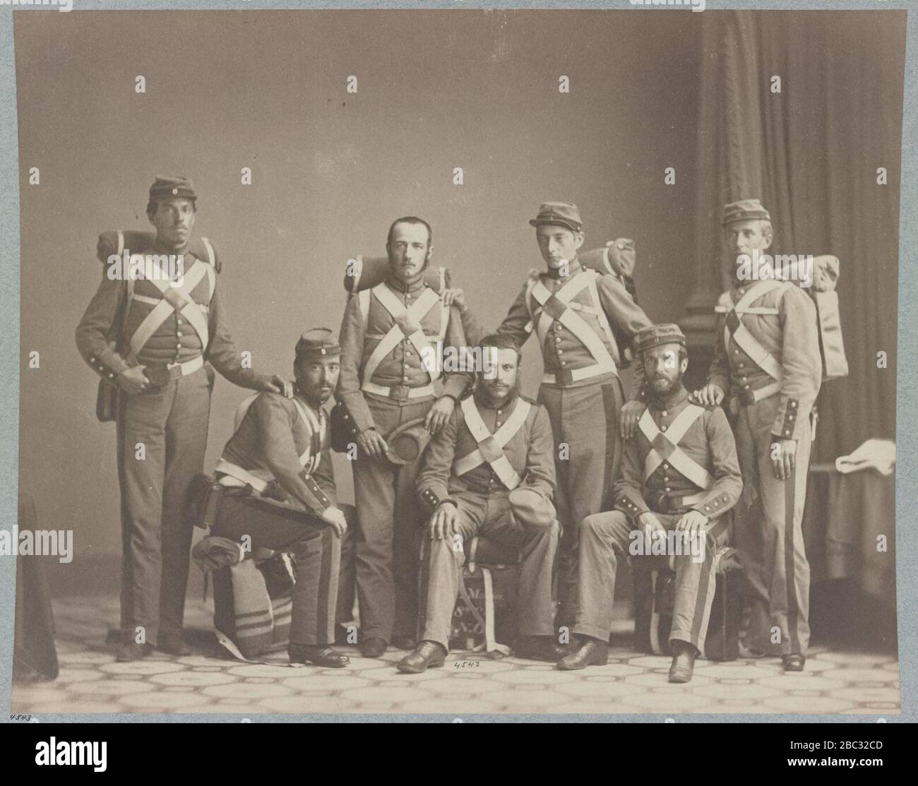 Group of 8th New York State Militia Stock Photo - Alamy