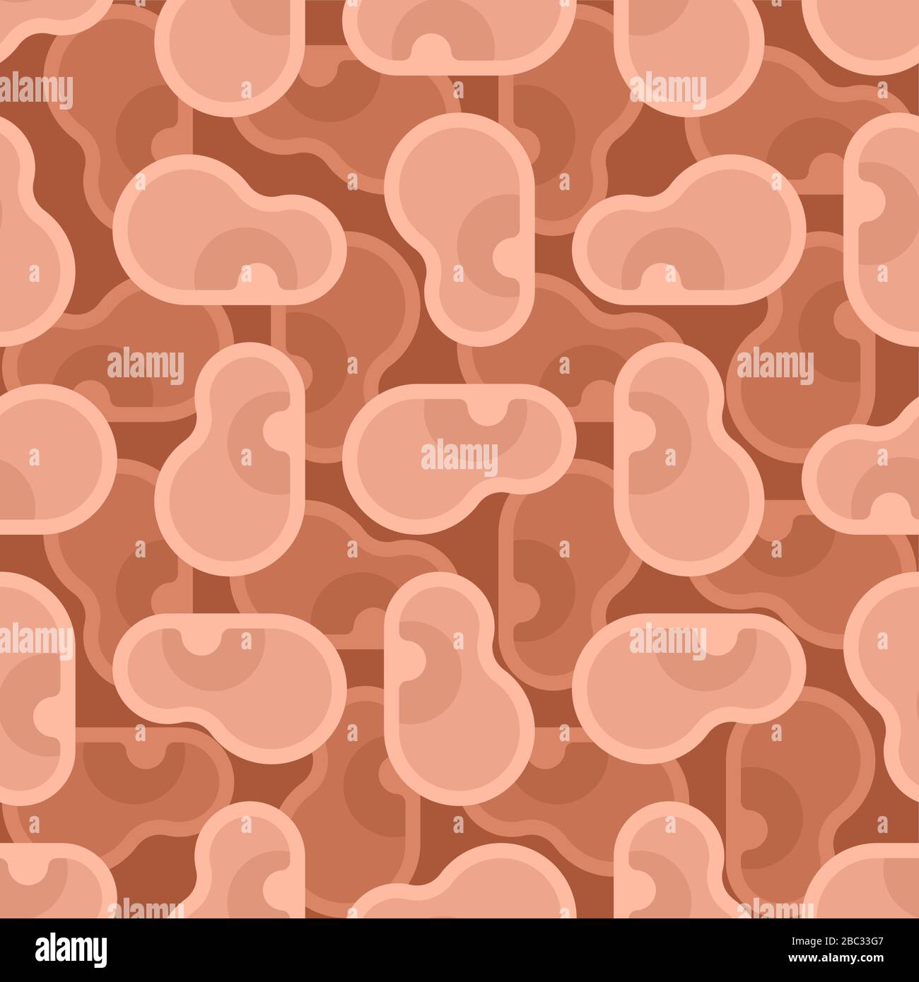 Human Ears pattern seamless. ear background. vector texture Stock ...