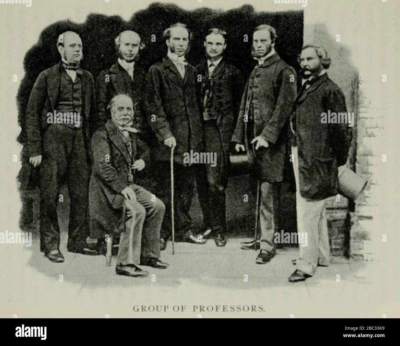 Group of Professors at Addiscombe Military Seminary Stock Photo - Alamy