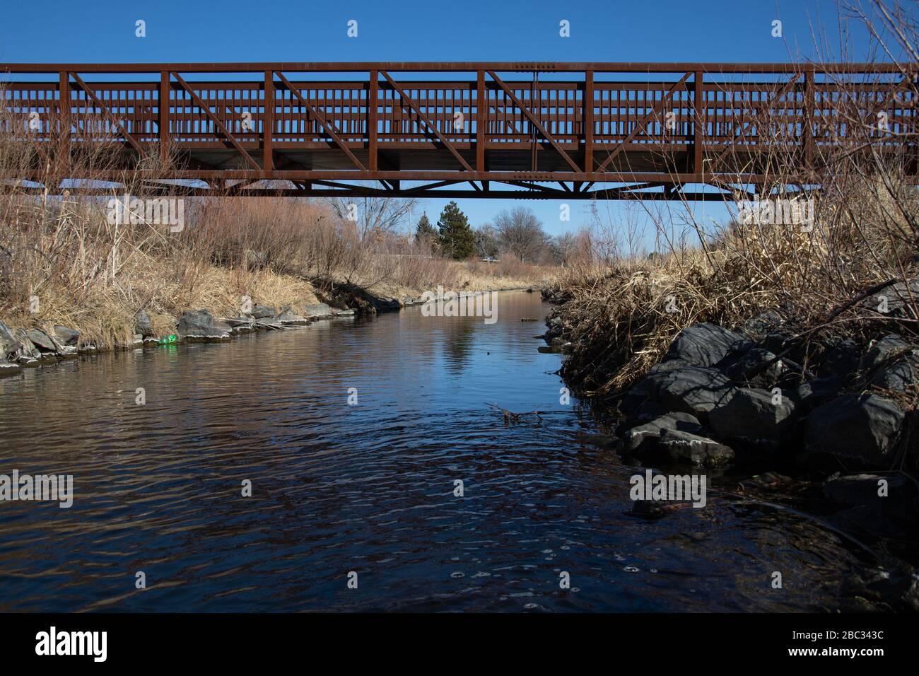 Pier over lake built structure hi-res stock photography and images - Alamy