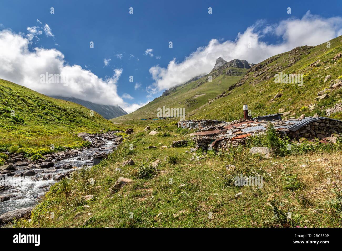 Anzer Plateau in İkizdere district of Rize, where world famous Anzer ...
