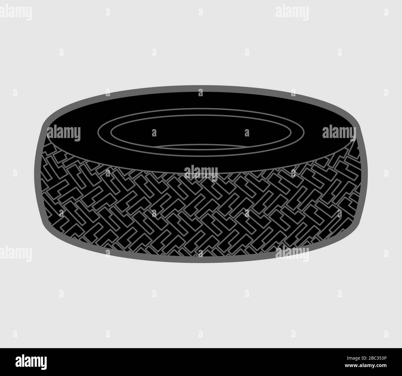 Tire isolated. Car rubber tyre vector illustration Stock Vector Image ...