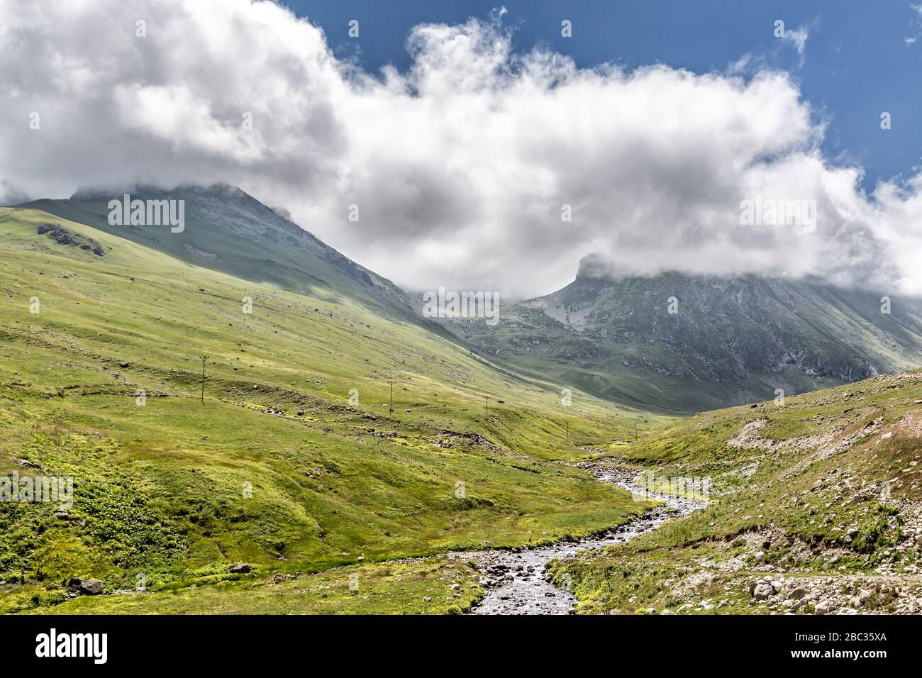 Anzer Plateau in İkizdere district of Rize, where world famous Anzer ...