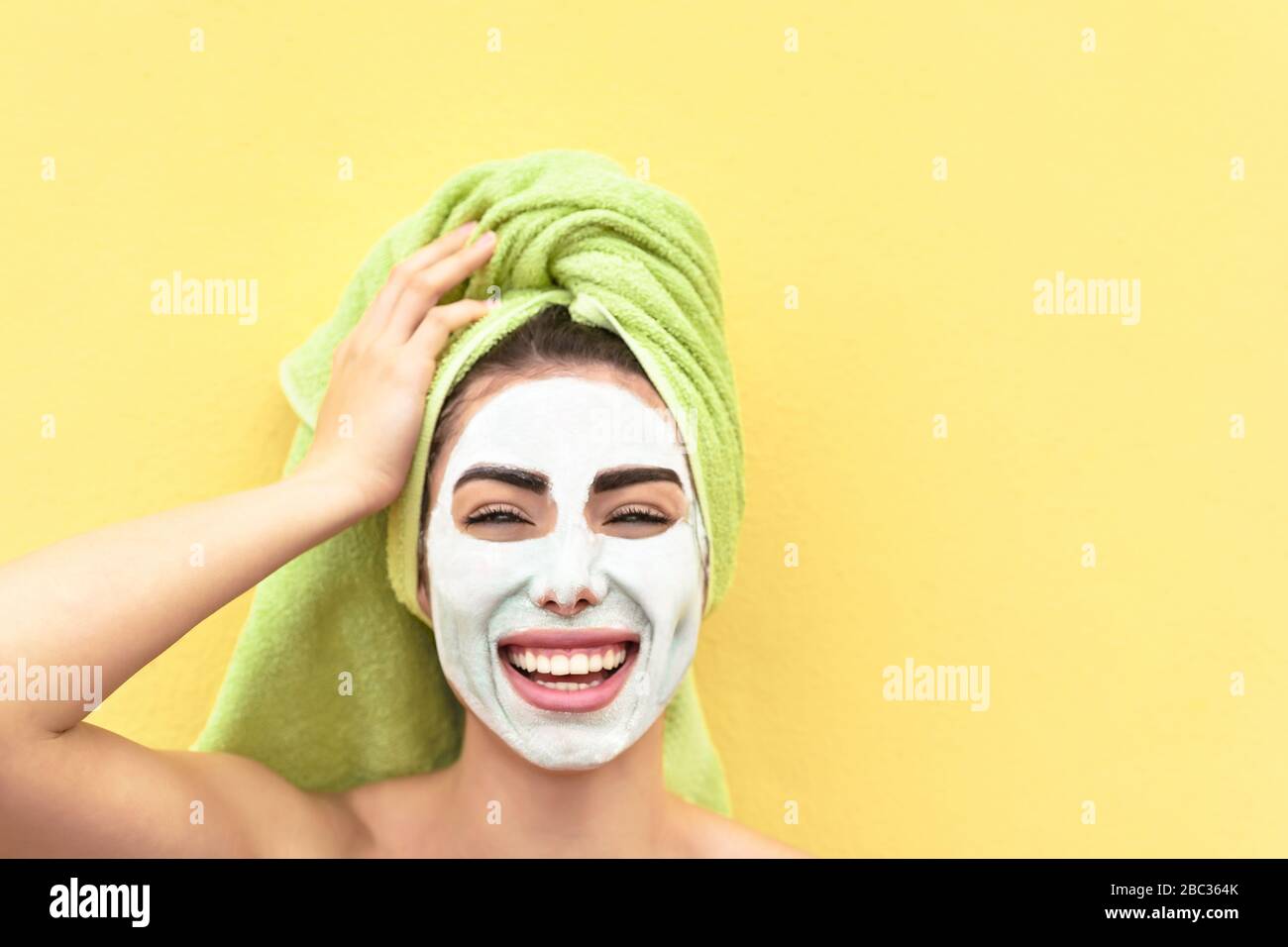 Happy skincare hi-res stock photography and images - Alamy