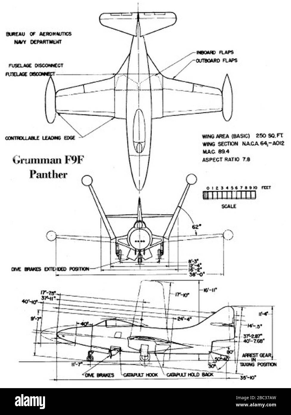 Grumman f9f panther hi-res stock photography and images - Alamy