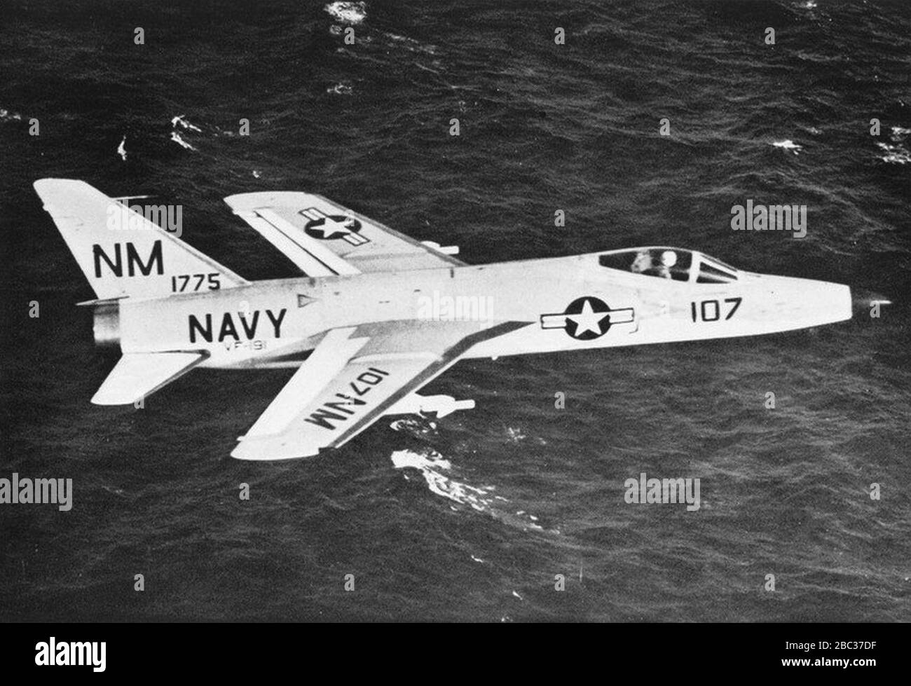 Grumman F11F-1 of VF-191 in flight c1959 Stock Photo - Alamy