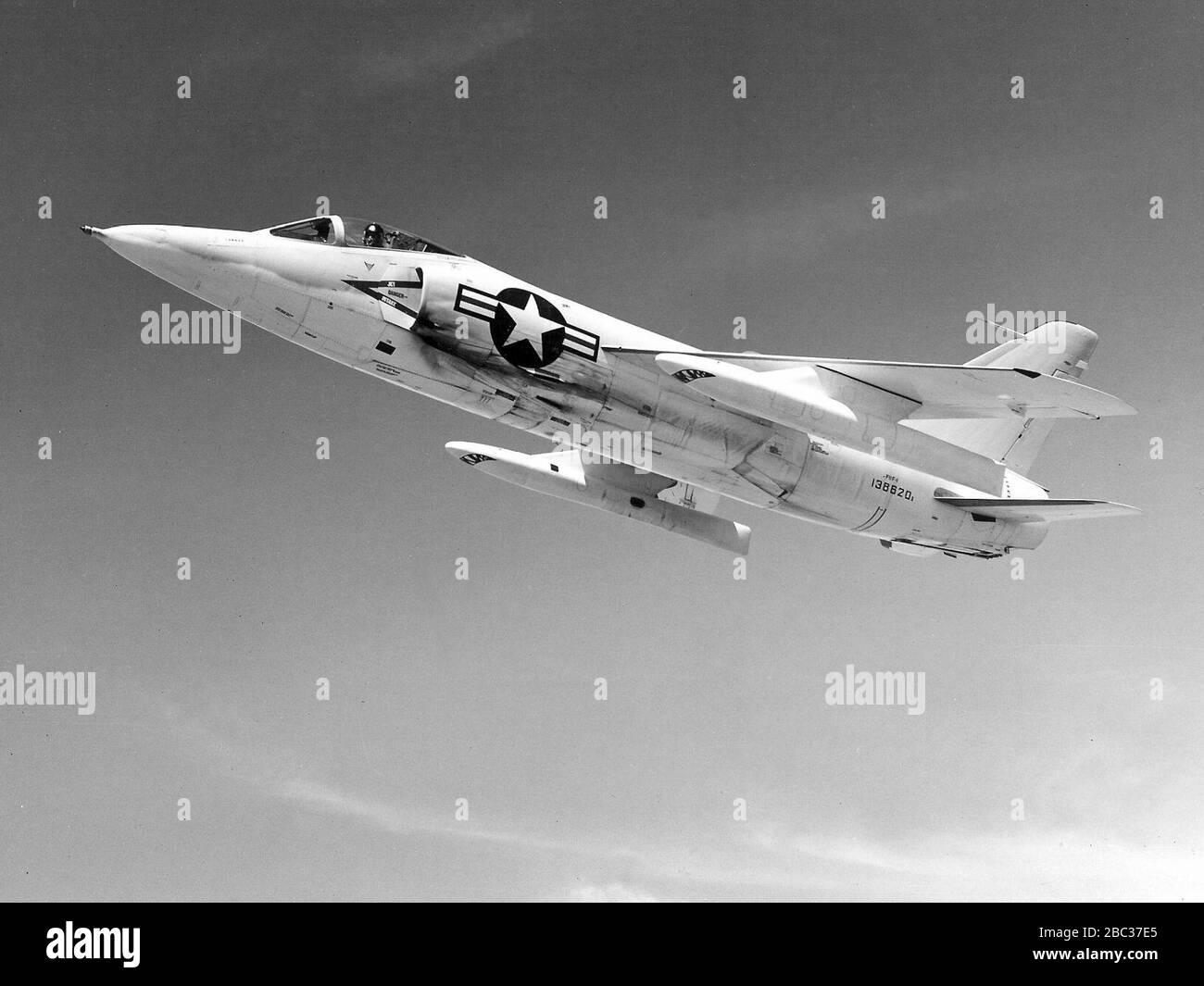 Grumman F11F-1 Tiger in flight c1956 Stock Photo - Alamy