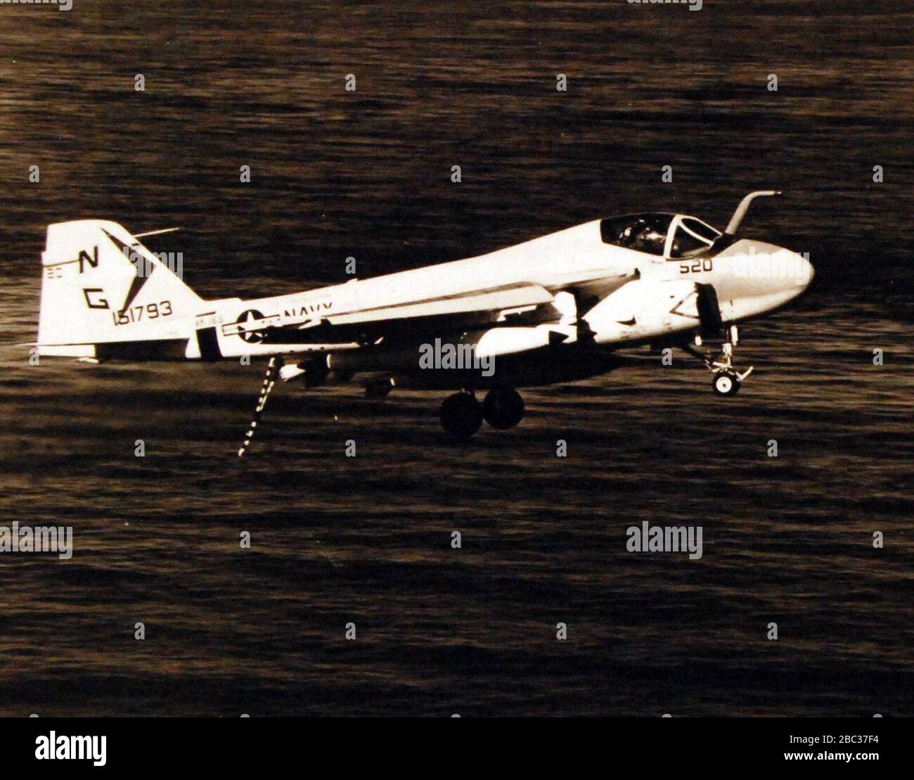 Grumman KA-6D Intruder of VA-165 in flight over the Indian Ocean on 28 ...