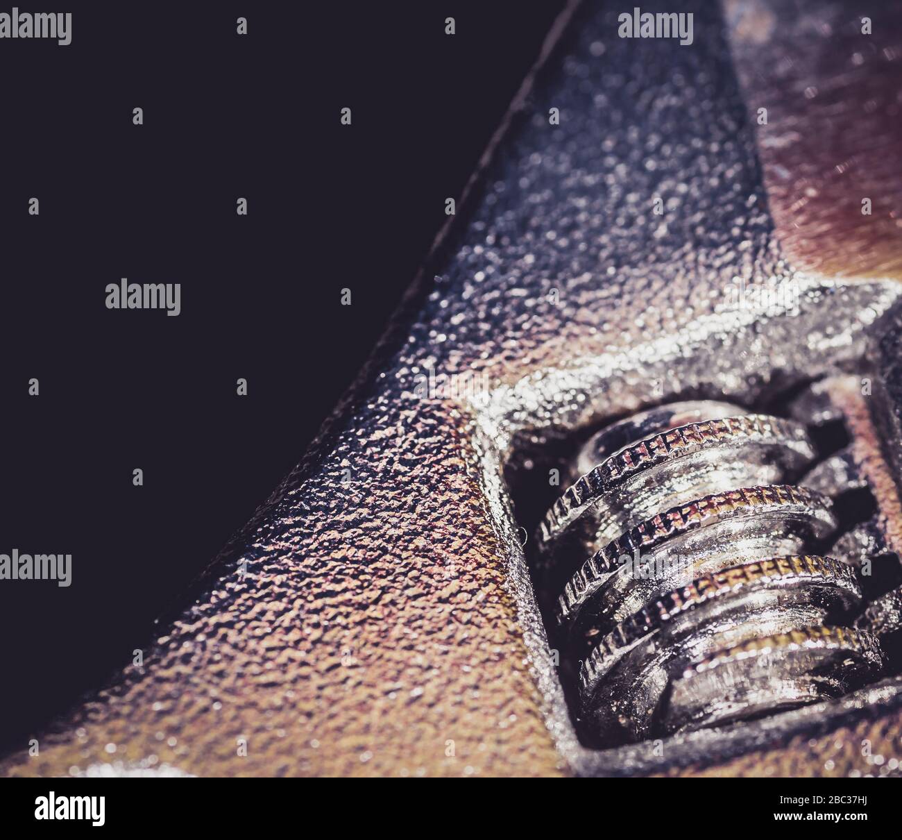 French key, wrench, close up Stock Photo - Alamy