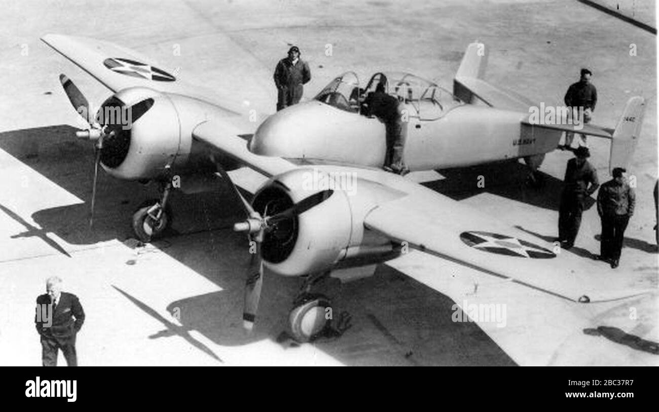 Grumman XF5F-1 Skyrocket Stock Photo - Alamy