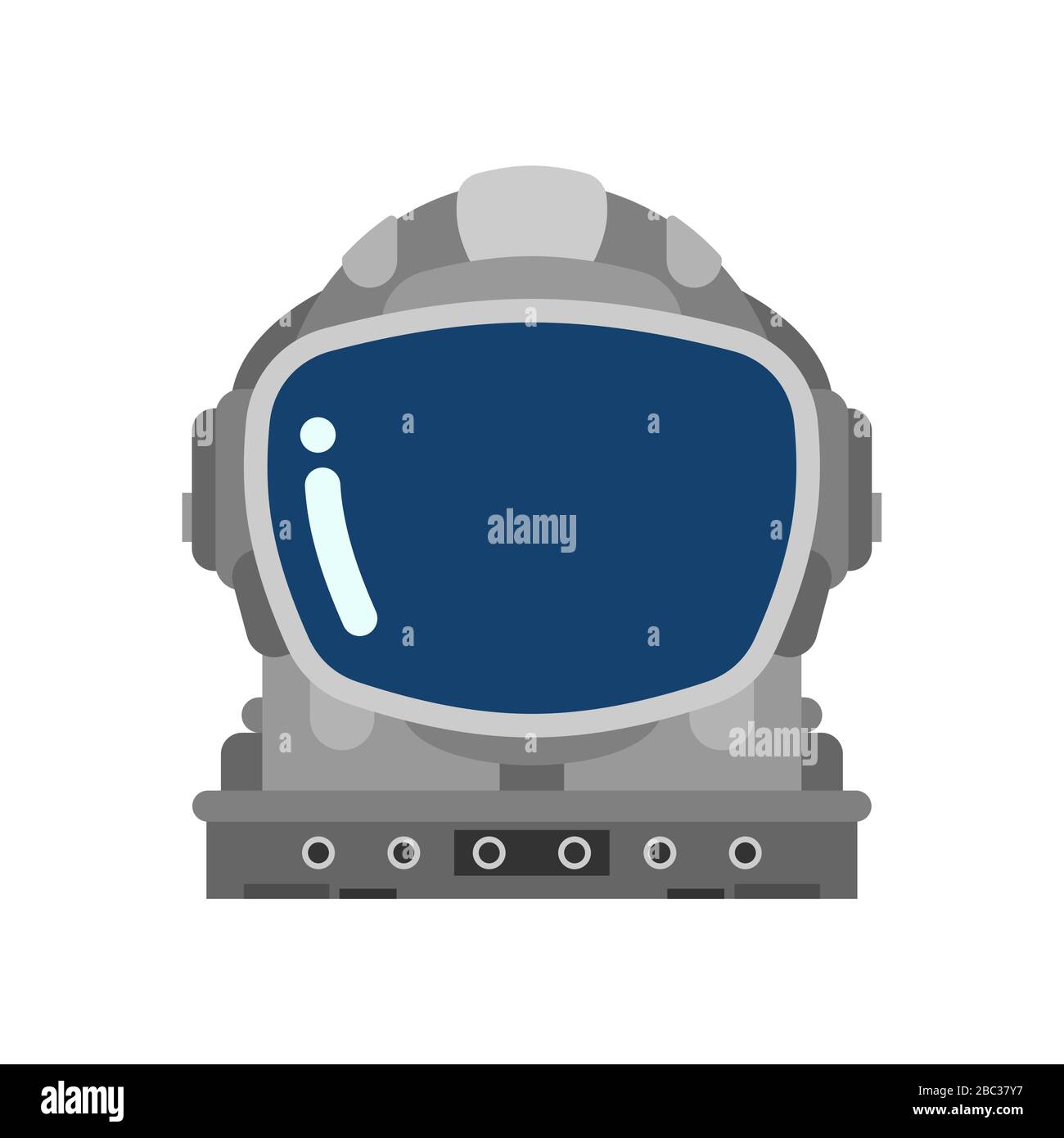 Astronaut helmet isolated. spaceman helmet. vector illustration Stock ...