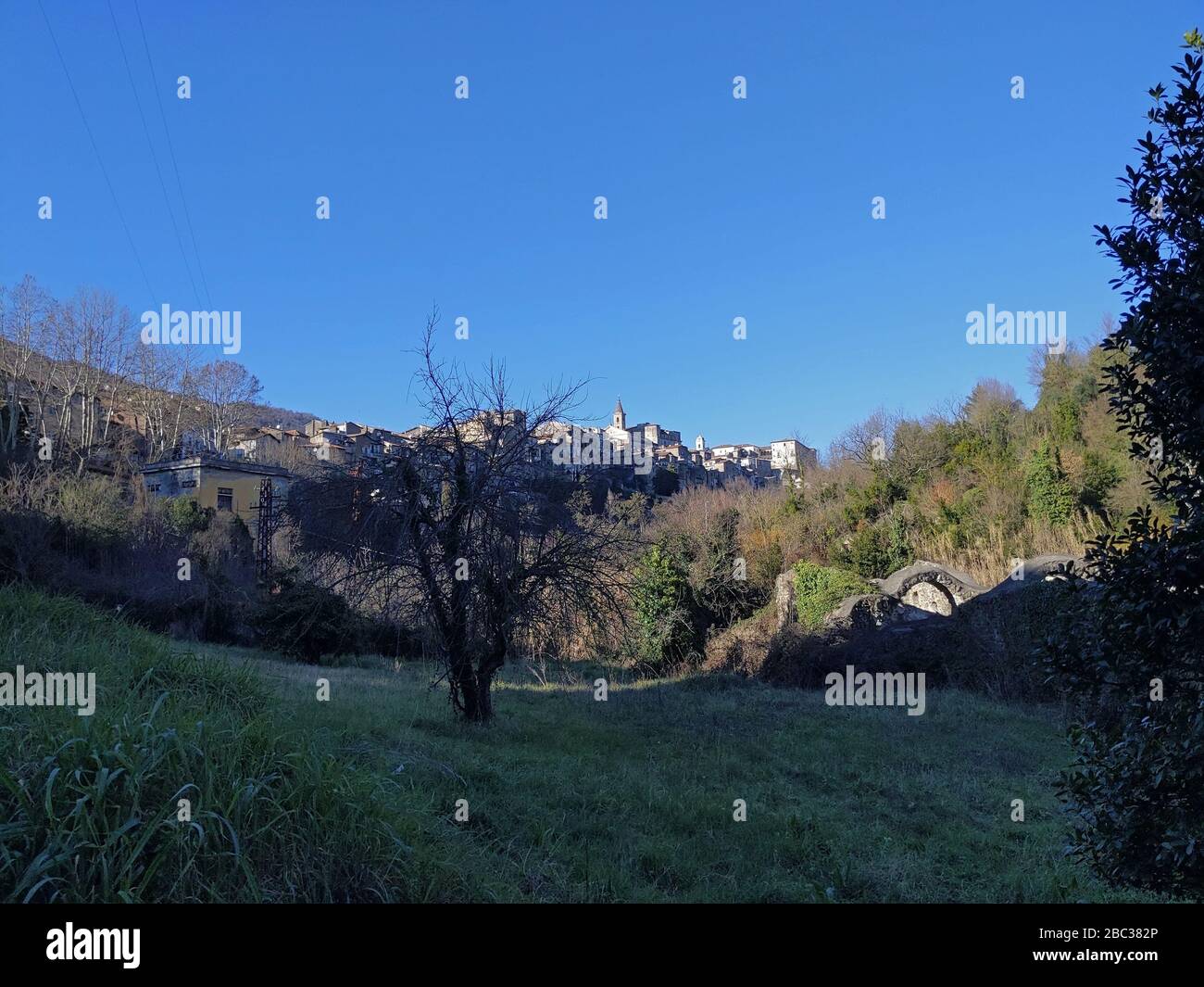16th century Building by architect Bramante in Genazzano, Lazio, Italy ...