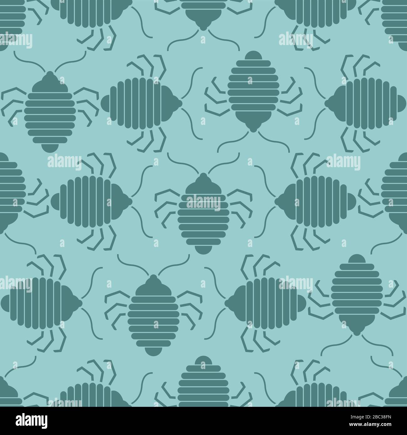 Bed bug pattern seamless. bedbug background. chinch vector texture ...