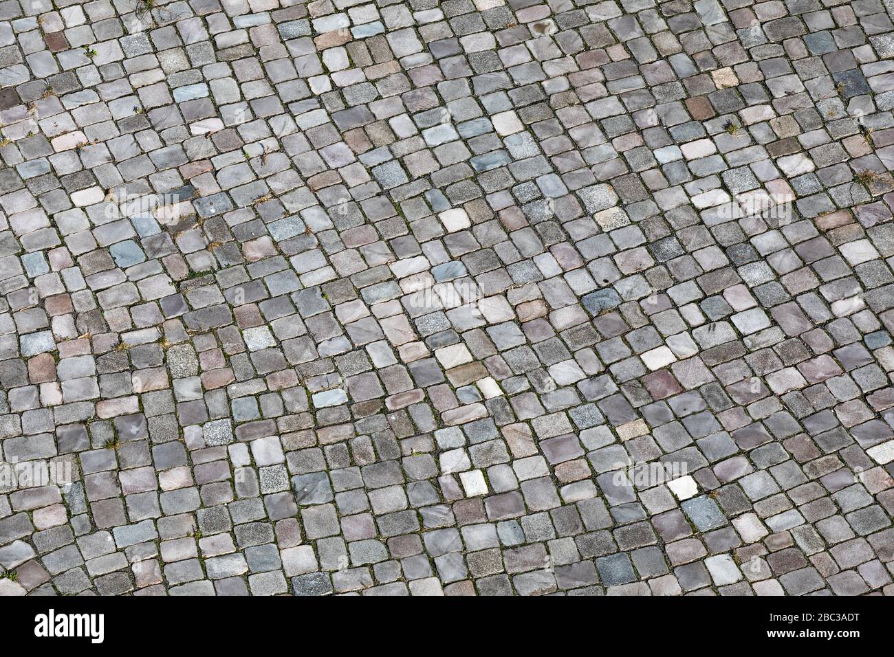 texture of road with gray cobblestones Stock Photo - Alamy