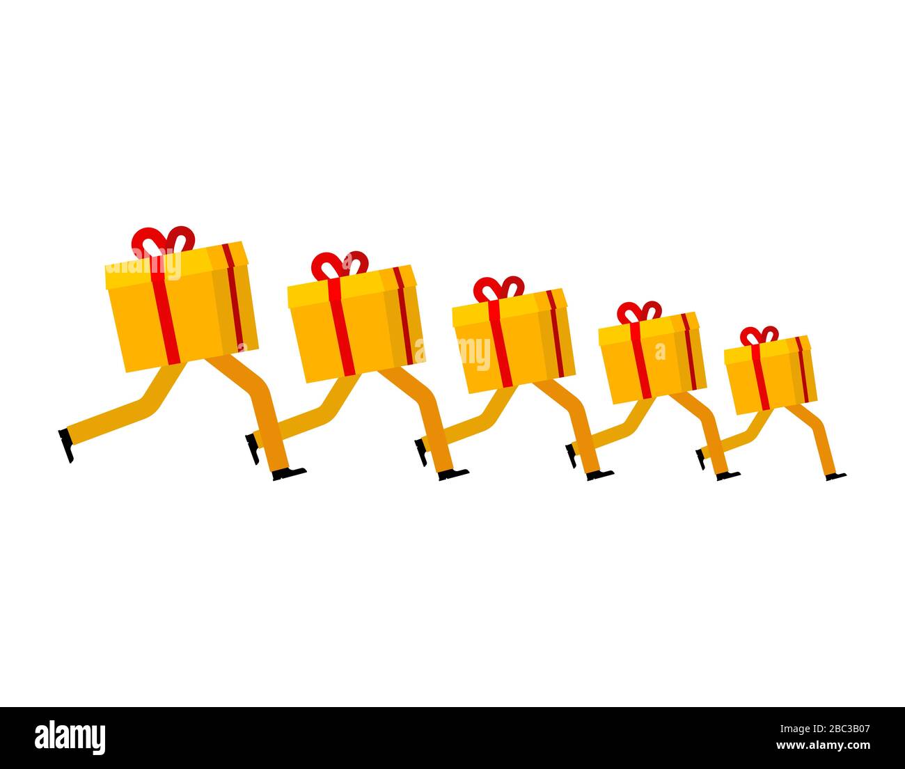 Running winter woman Stock Vector Images - Alamy