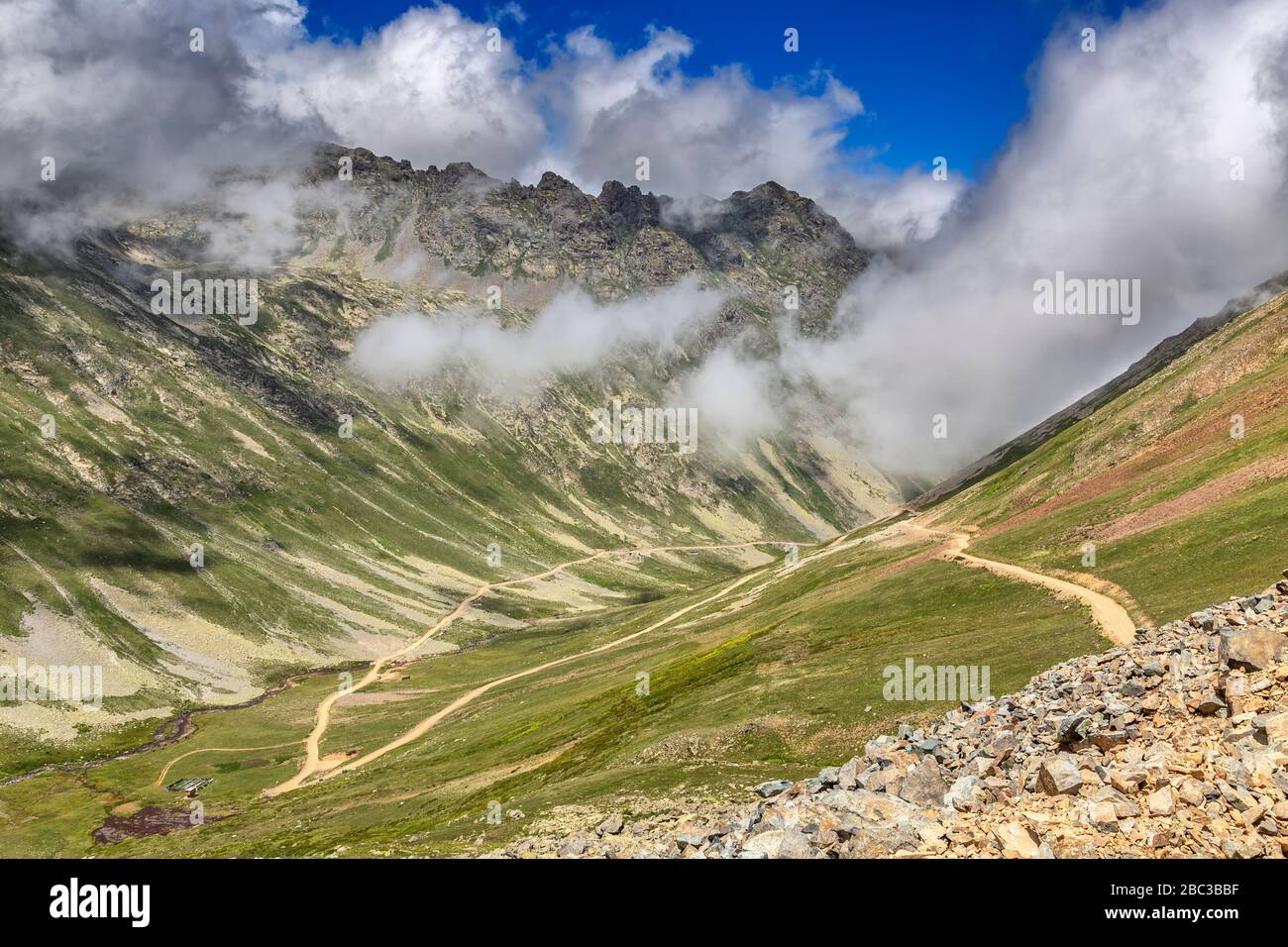 Anzer Plateau in İkizdere district of Rize, where world famous Anzer ...