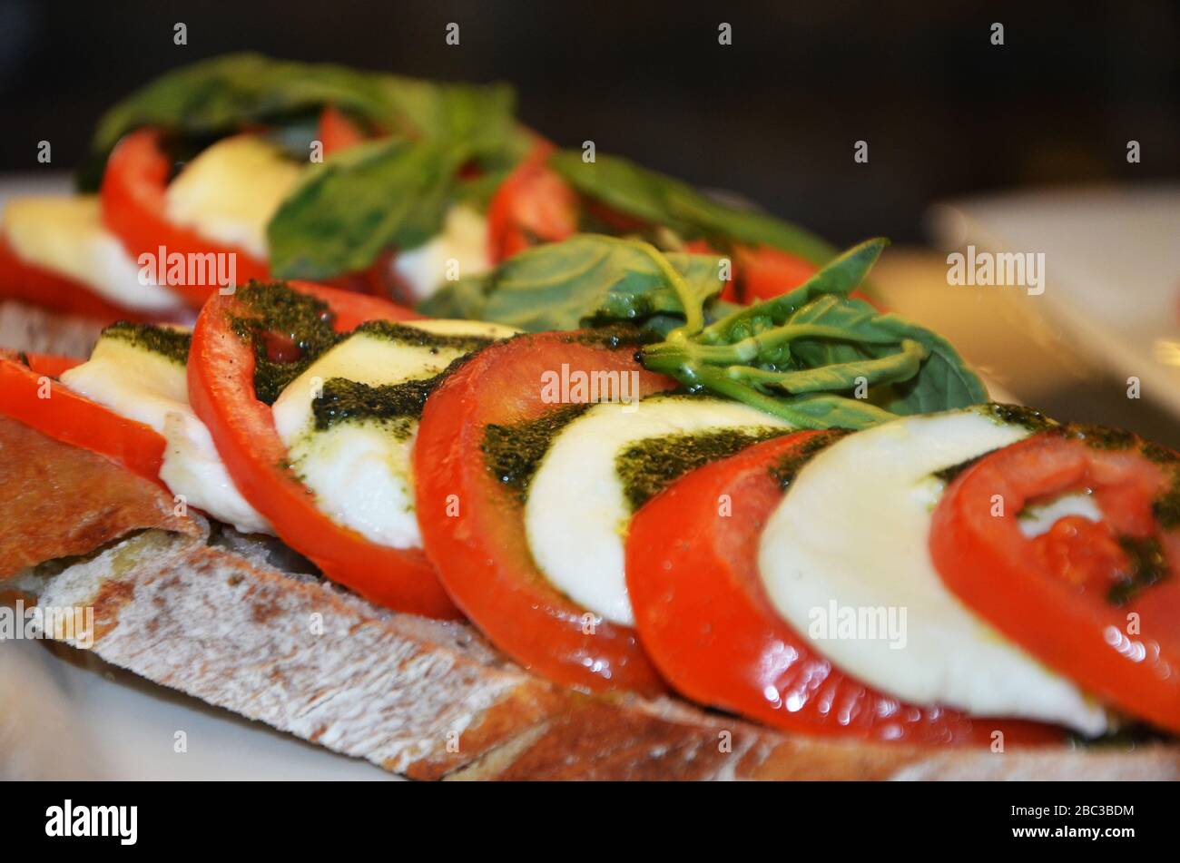 italian fresh panini dish close up Stock Photo - Alamy