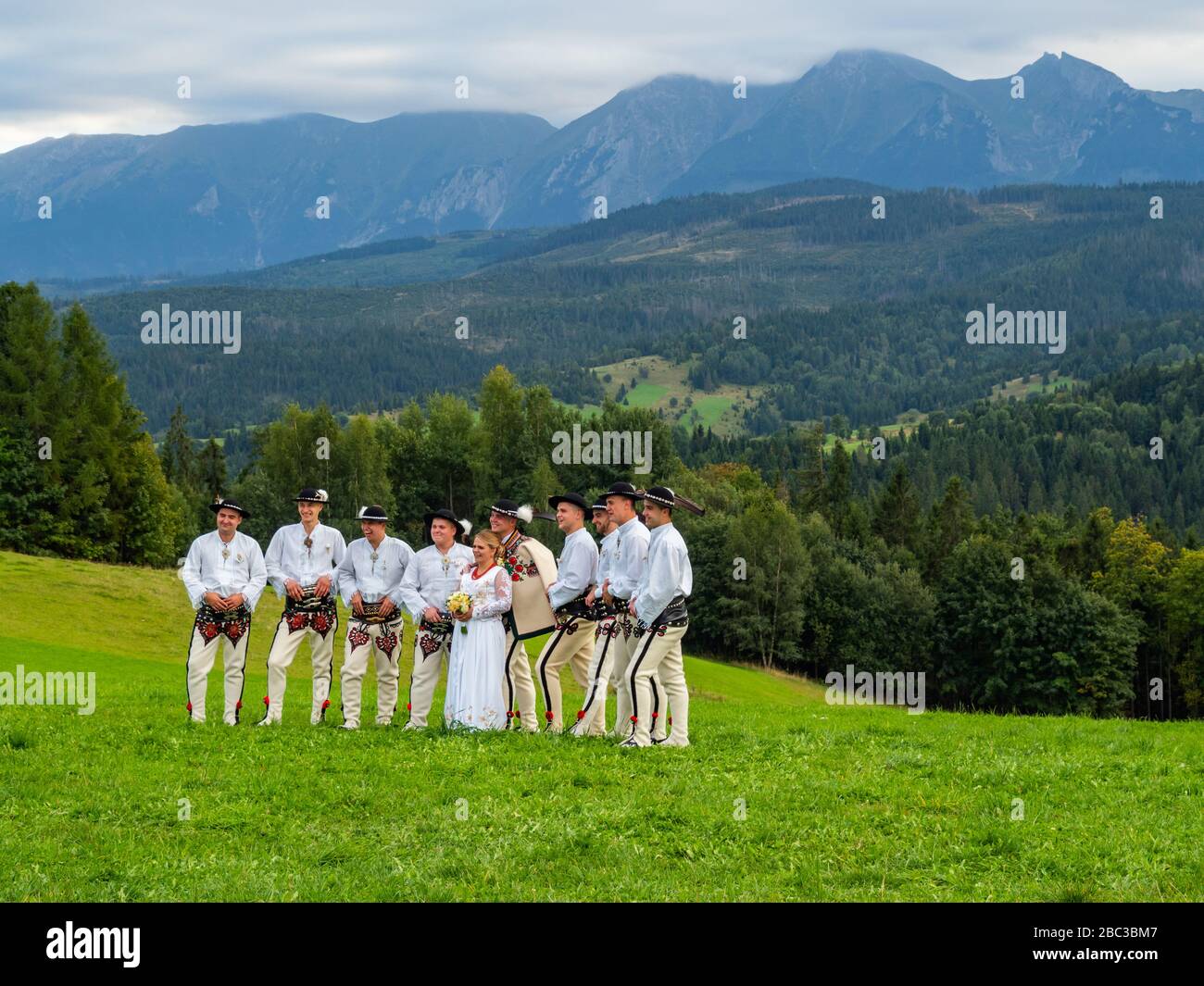 High Tatra mountains in Poland. View from Lapszanka near Zakopane ...
