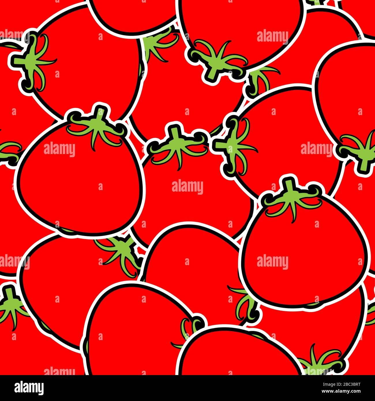 Tomato pattern seamless. Vegetable background. Tomatoes ornament ...