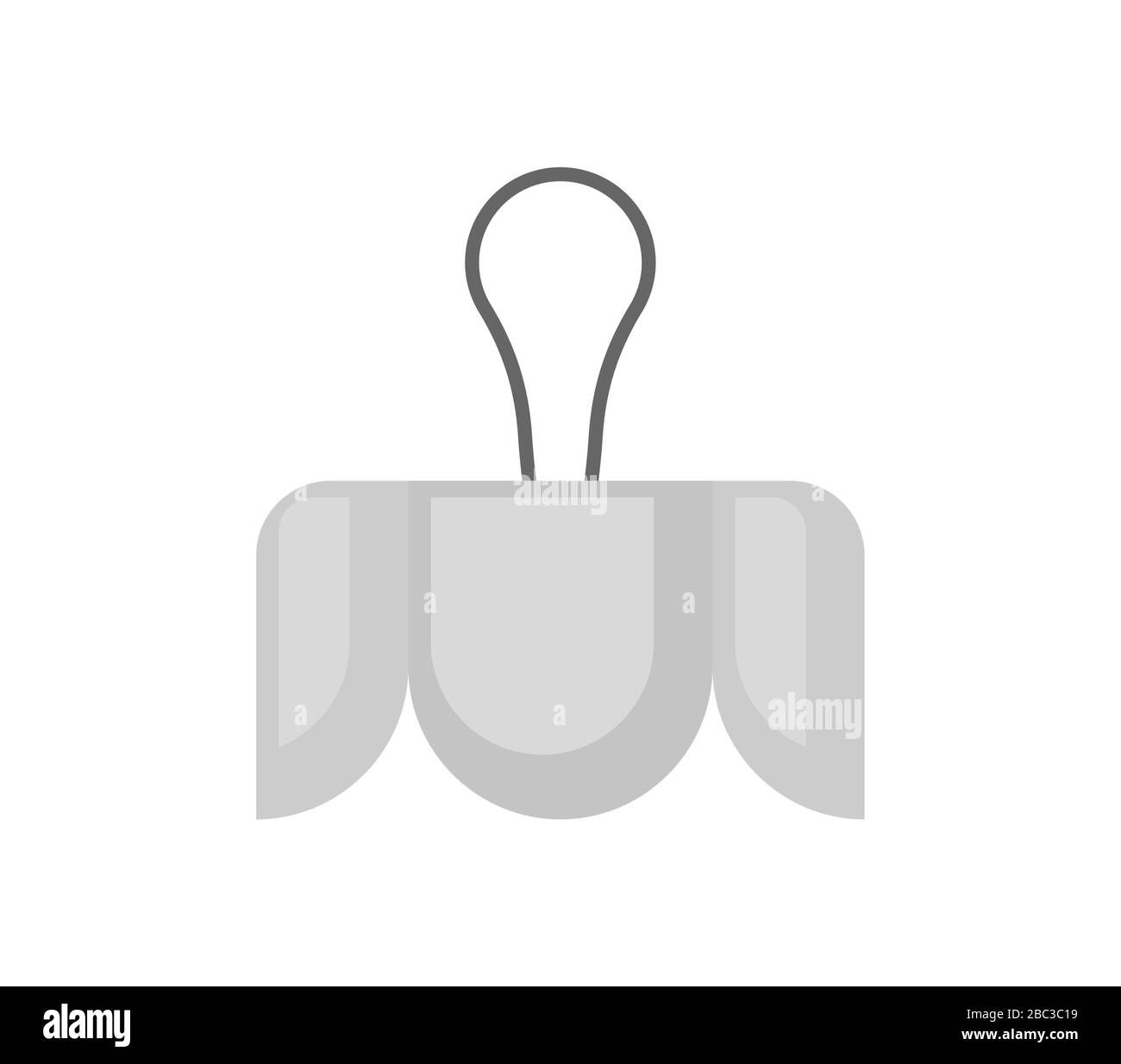 Christmas Hang Rope Loop isolated. vector illustration Stock Vector ...