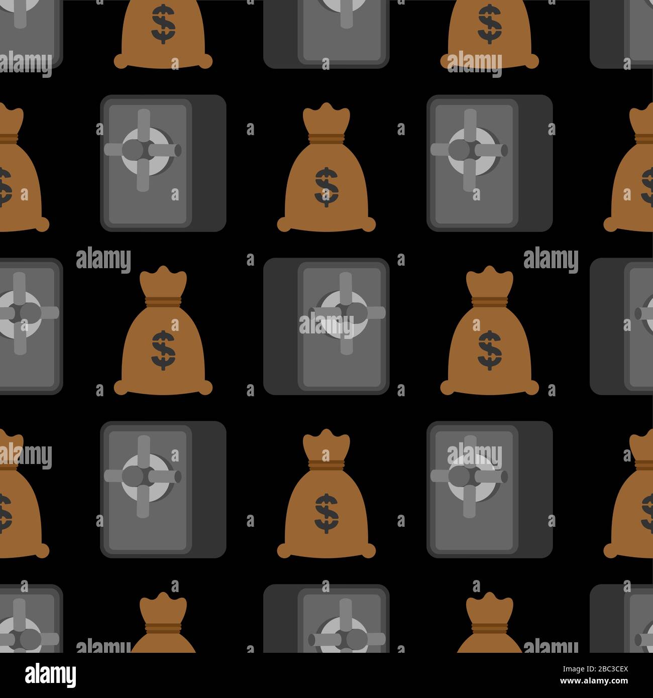 Hundred dollar bill coins Stock Vector Images - Alamy