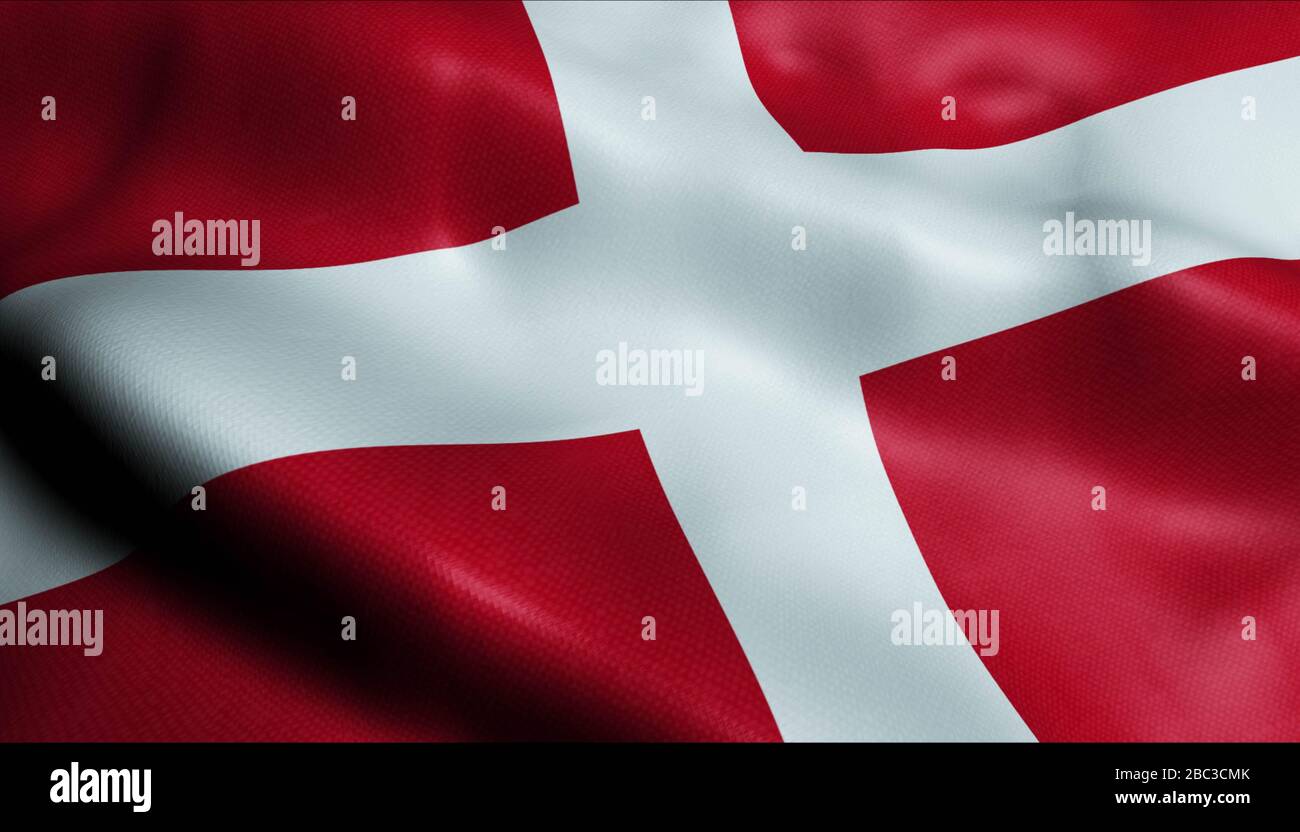 3D Illustration of a waving flag of Como (Italy country Stock Photo - Alamy