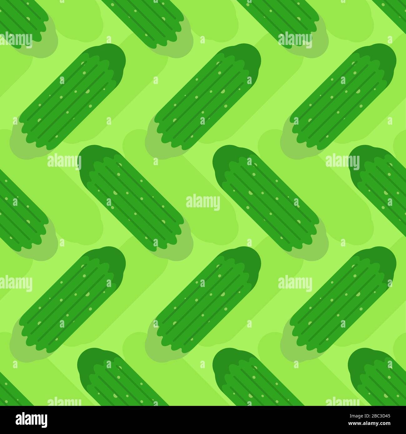 Cucumber pattern seamless. Vegetable background. Cucumbers ornament ...