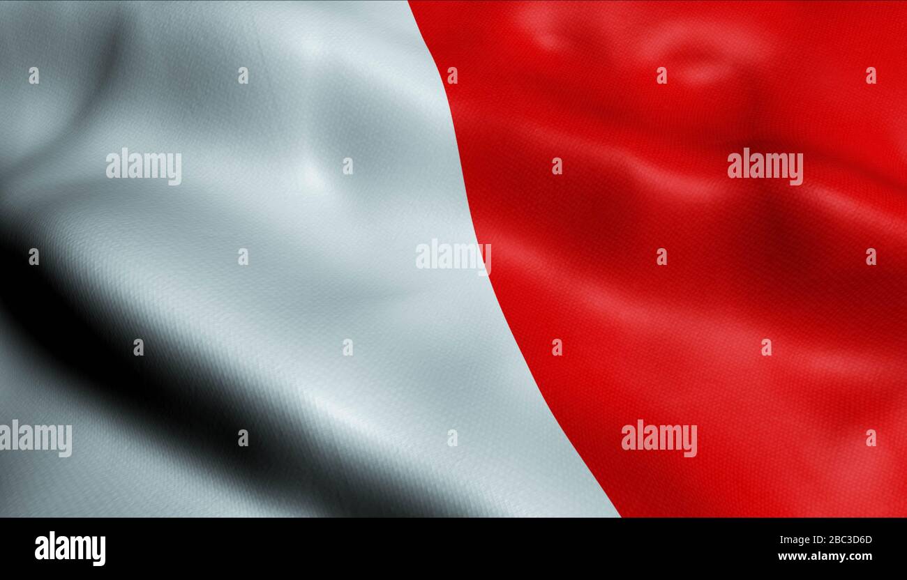 3D Illustration of a waving flag of Bari (Italy country Stock Photo - Alamy