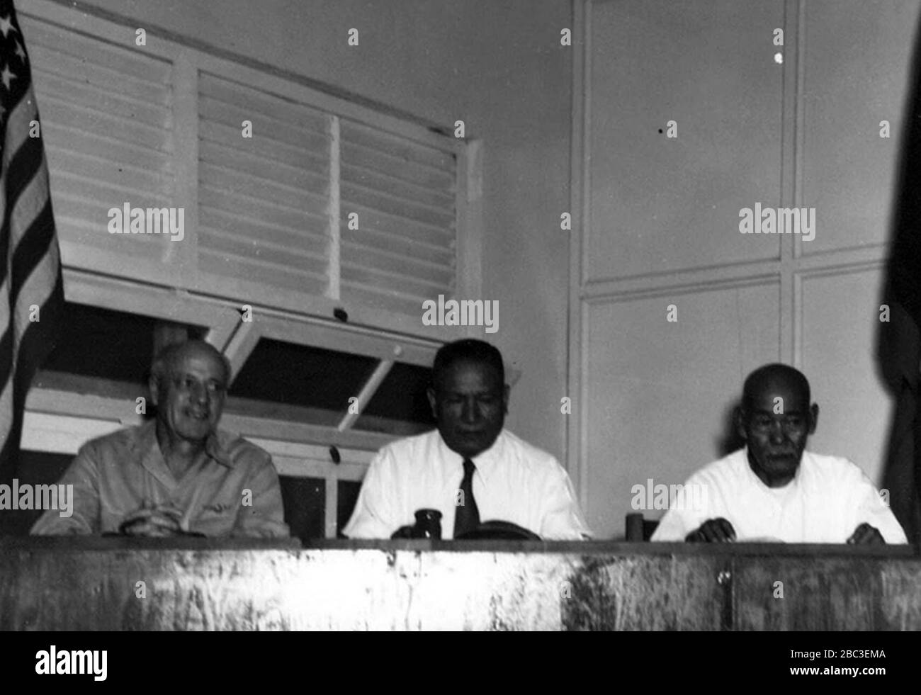 Guam Island Court 1947 Stock Photo - Alamy