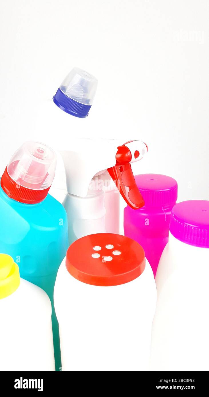 Plastic bleach bottles hi-res stock photography and images - Alamy