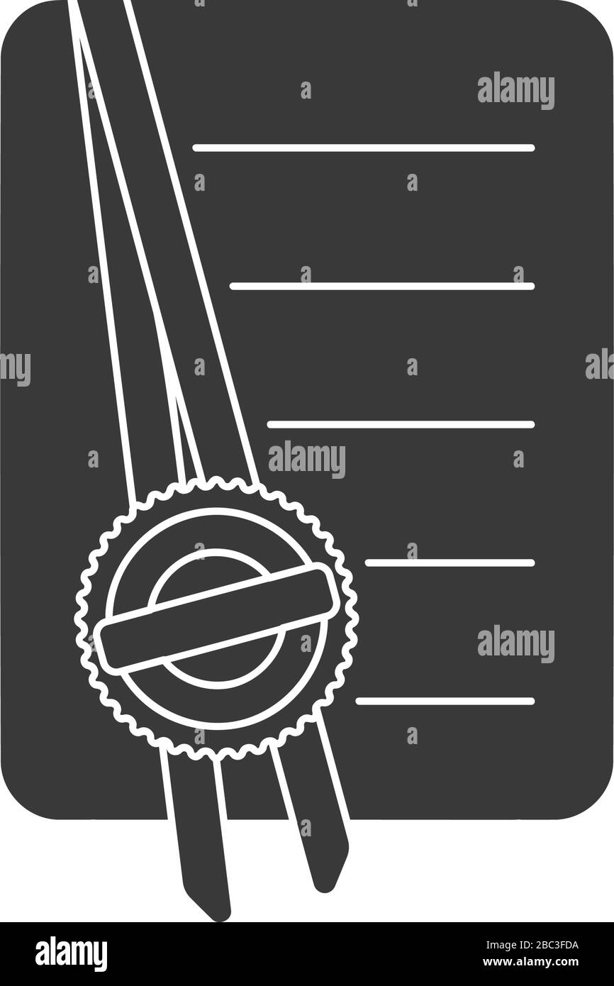 Official document vector vectors Black and White Stock Photos & Images ...