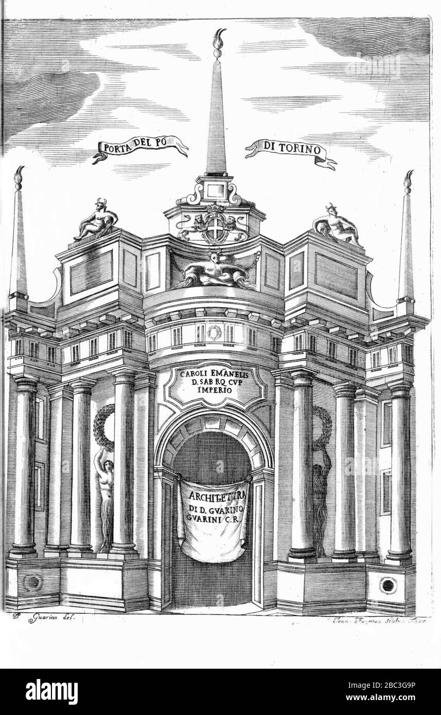 Guarini - Dissegni d'architettura civile et ecclesiastica 0031 Stock ...