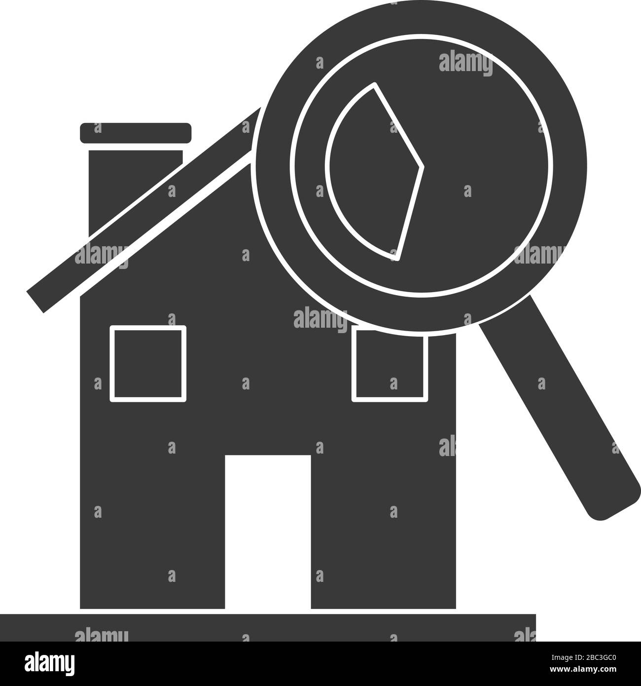 House inspection icon vector with magnifying glass Stock Vector Image ... House inspection icon vector with magnifying glass Stock Vector Image ...