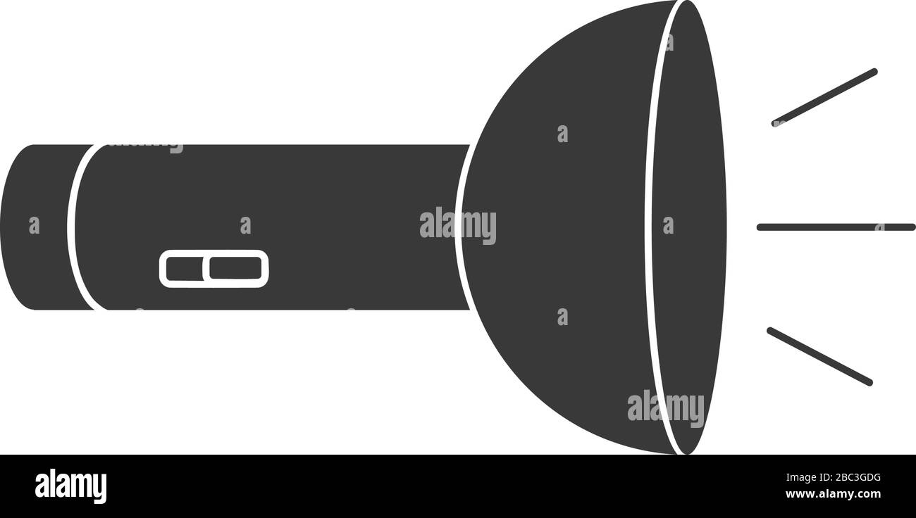 Torch or flashlight icon vector isolated Stock Vector Image & Art - Alamy