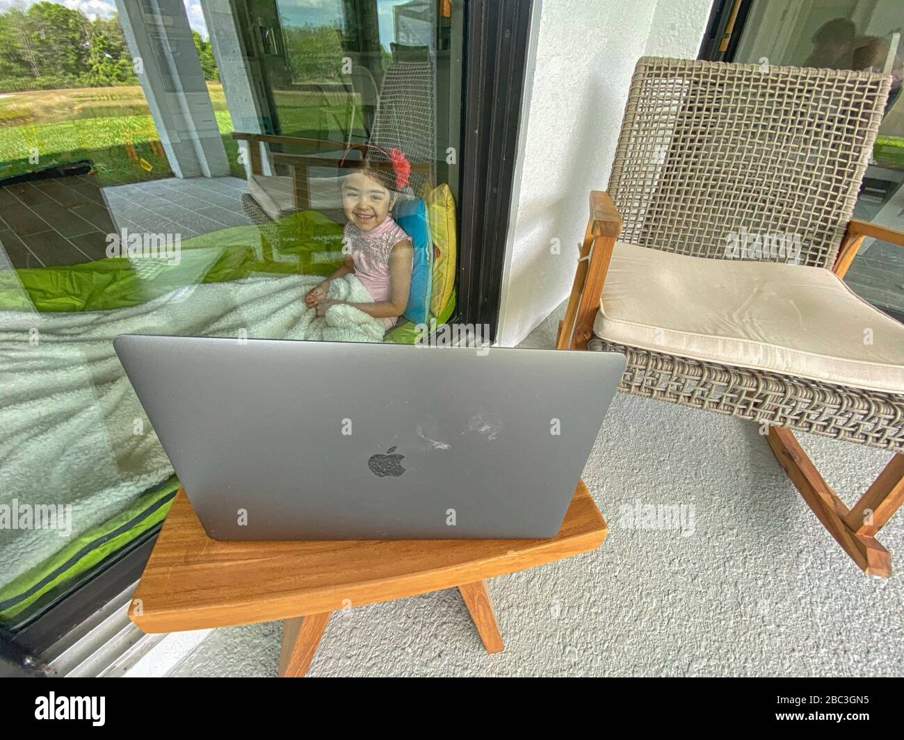 Movie time through a glass window. Normalizing children’s life during ...